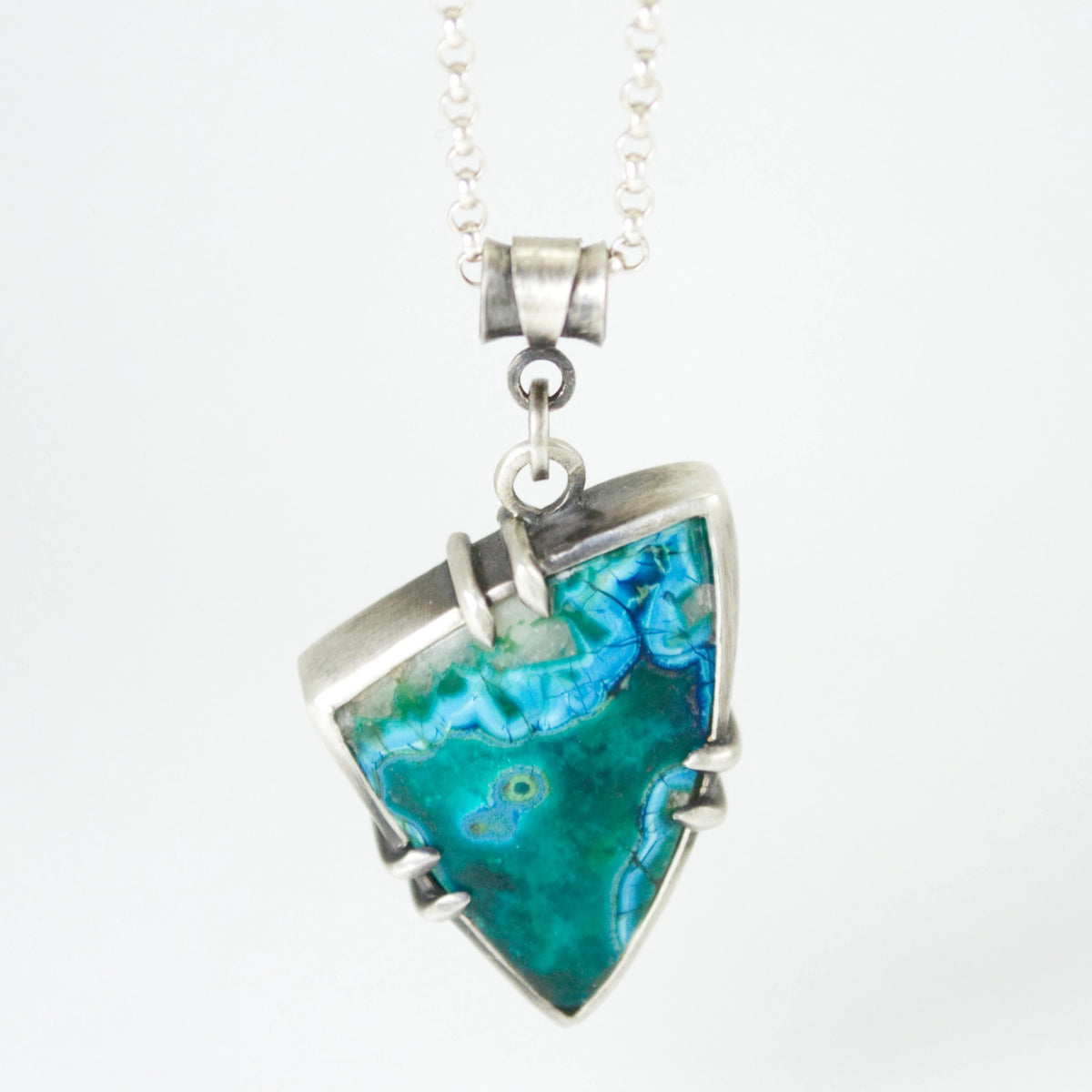 Chrysocolla Malachite Pendant Phetteplace Studio